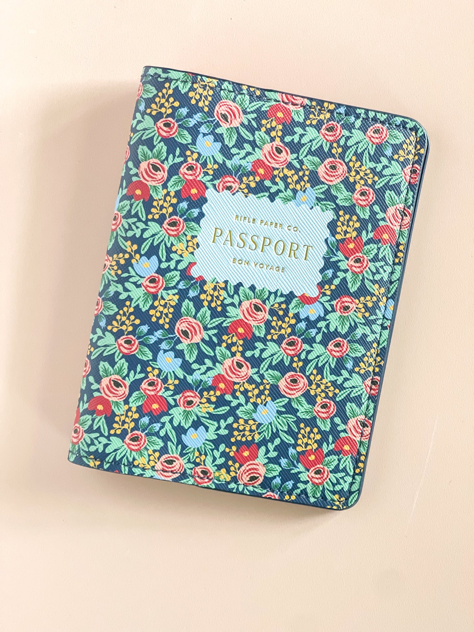 Rifle Paper Co Rosa Passport Holder | SouthernlyPlace