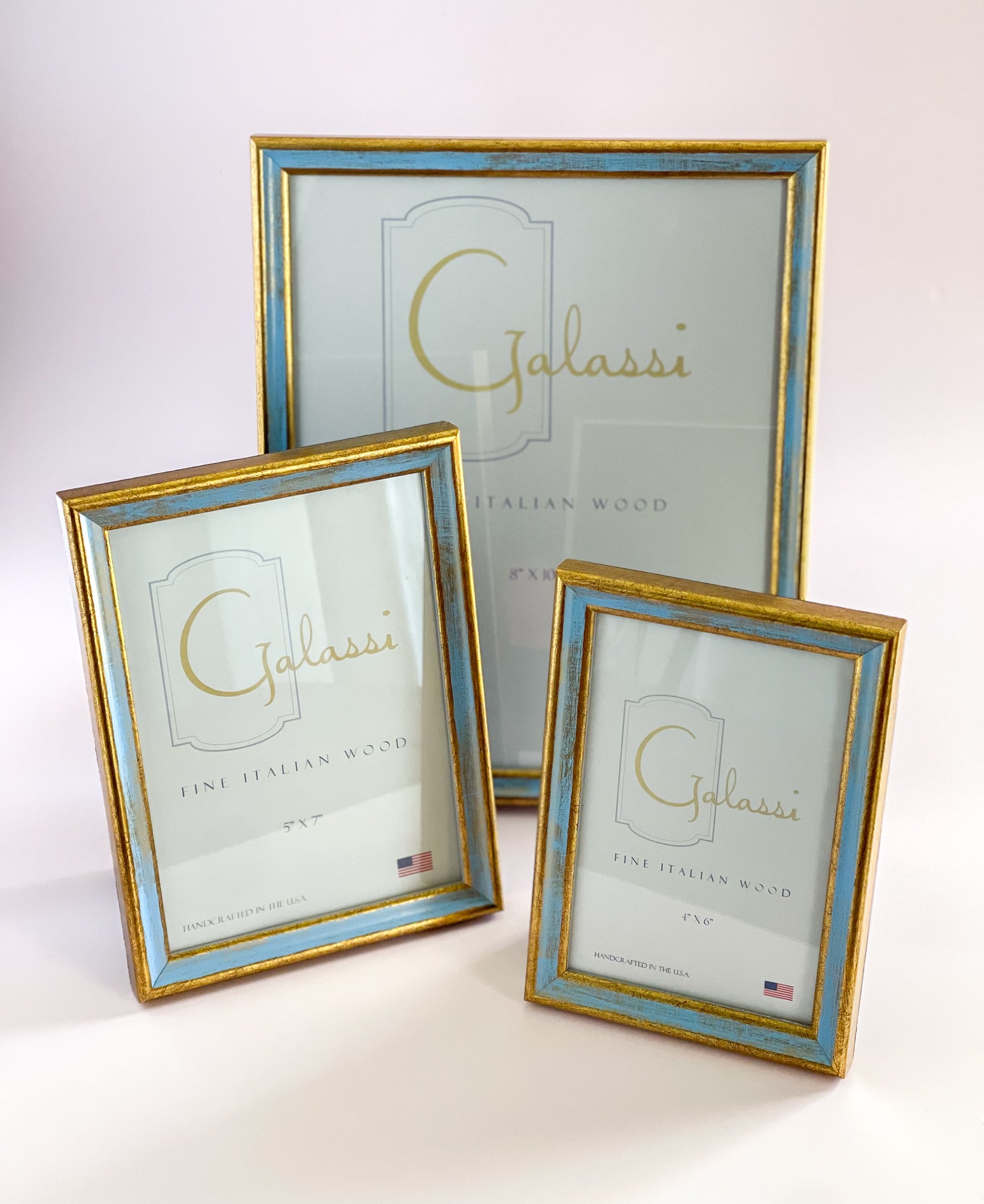 Galassi Blue And Gold Florentine Frame | SouthernlyPlace