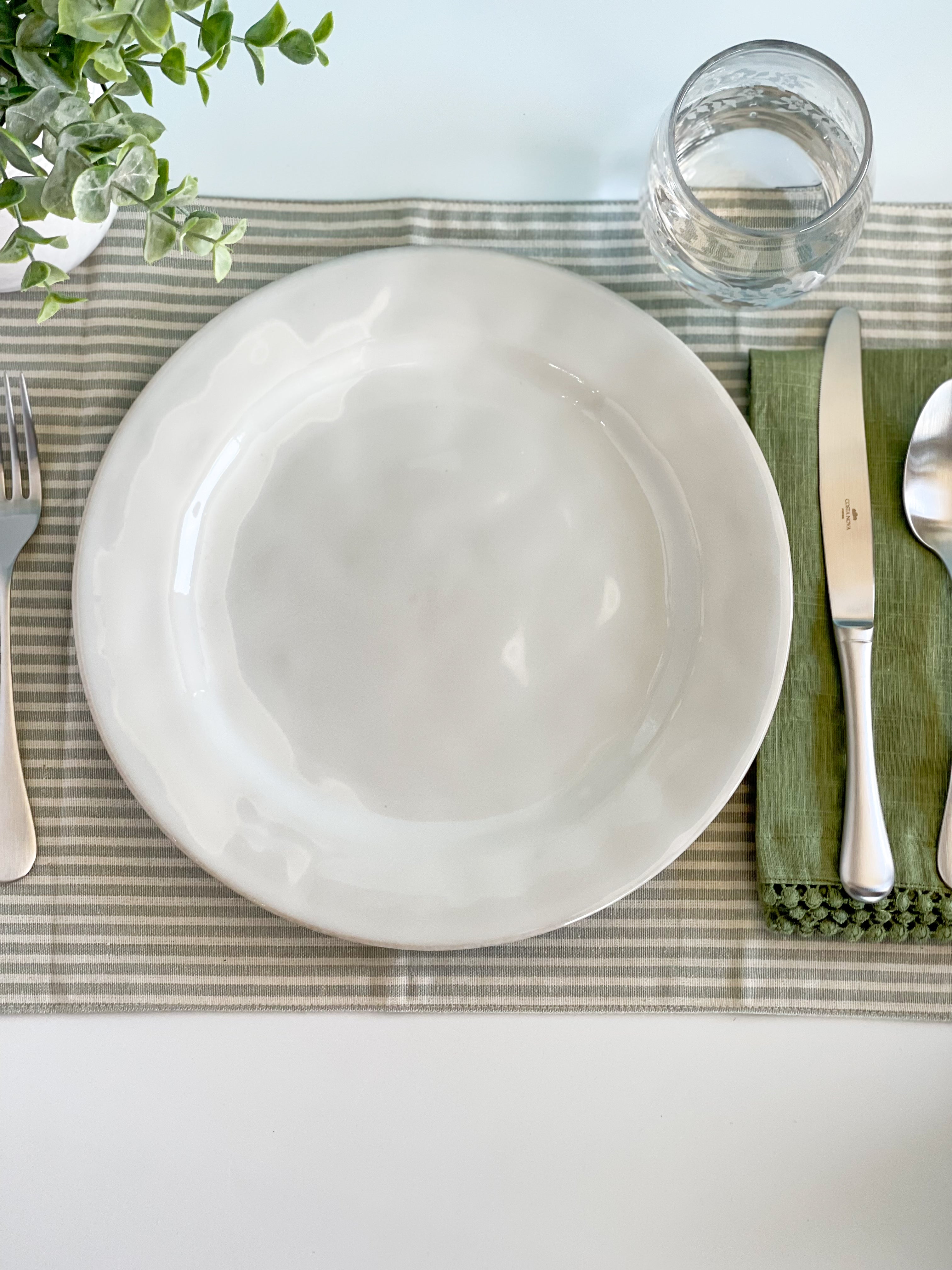 Juliska Puro Whitewash Dinner Plate | SouthernlyPlace